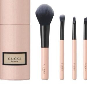 Gucci | Makeup | Gucci Blush Pink Beauty 4 Brush Travel Collection With ...